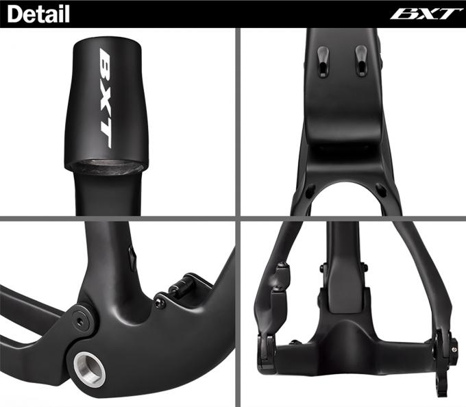 XC Full Suspension Carbon Fatbike Frame Dual Disc Brake 29er Boost Thru ...