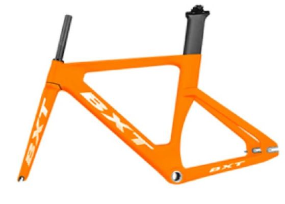 700C Carbon Track Bike Frame Fixed Gear TT Bicycle Frameset Max 25C ...