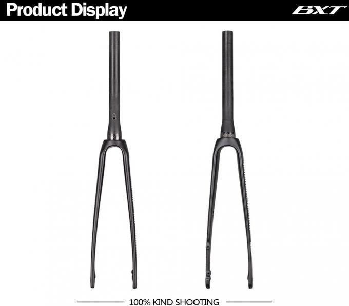 300mm Tube Carbon Road Bike Fork Aero Shaping Flat Mount Hard Disc ...